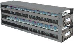 Upright Freezer Drawer Rack | Storage of 250 Tubes Blood Sample Tubes