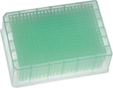 Square 384 Deep-Well Plate With Round Bottom | Yellow | LabRepCo