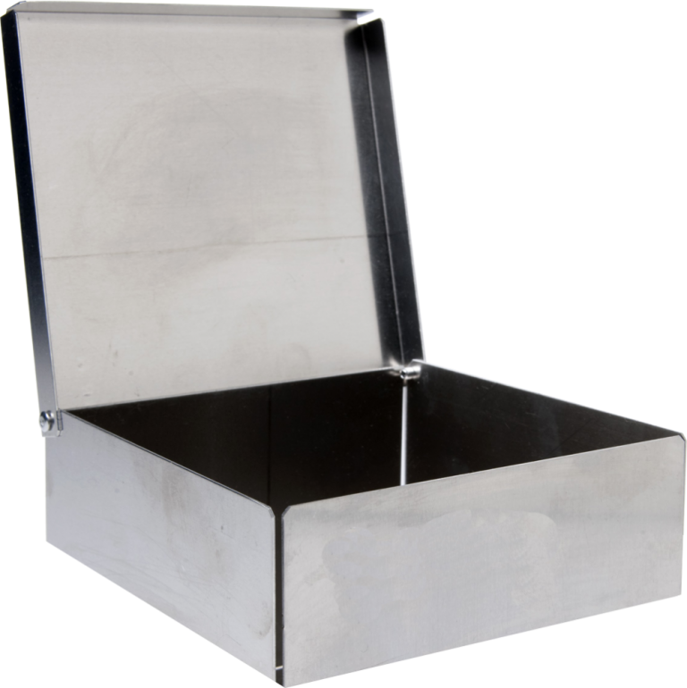 Standard 2" Aluminum Boxes Without Dividers with Rivet-Hinge Lid ...