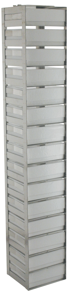 Vertical Freezer Racks With Spring Lock for 2 Inch Boxes With 81 Cell ...
