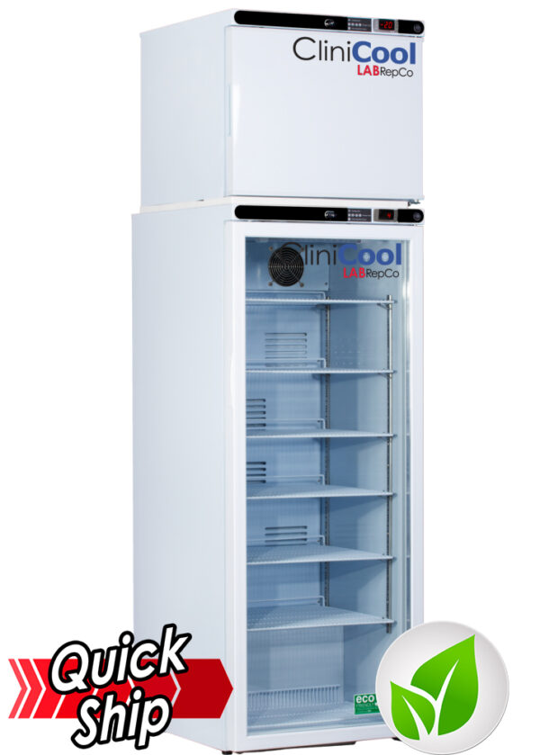 12 Cu. Ft. Combo Vaccine Refrigerator & Freezer | Glass Door | CliniCool