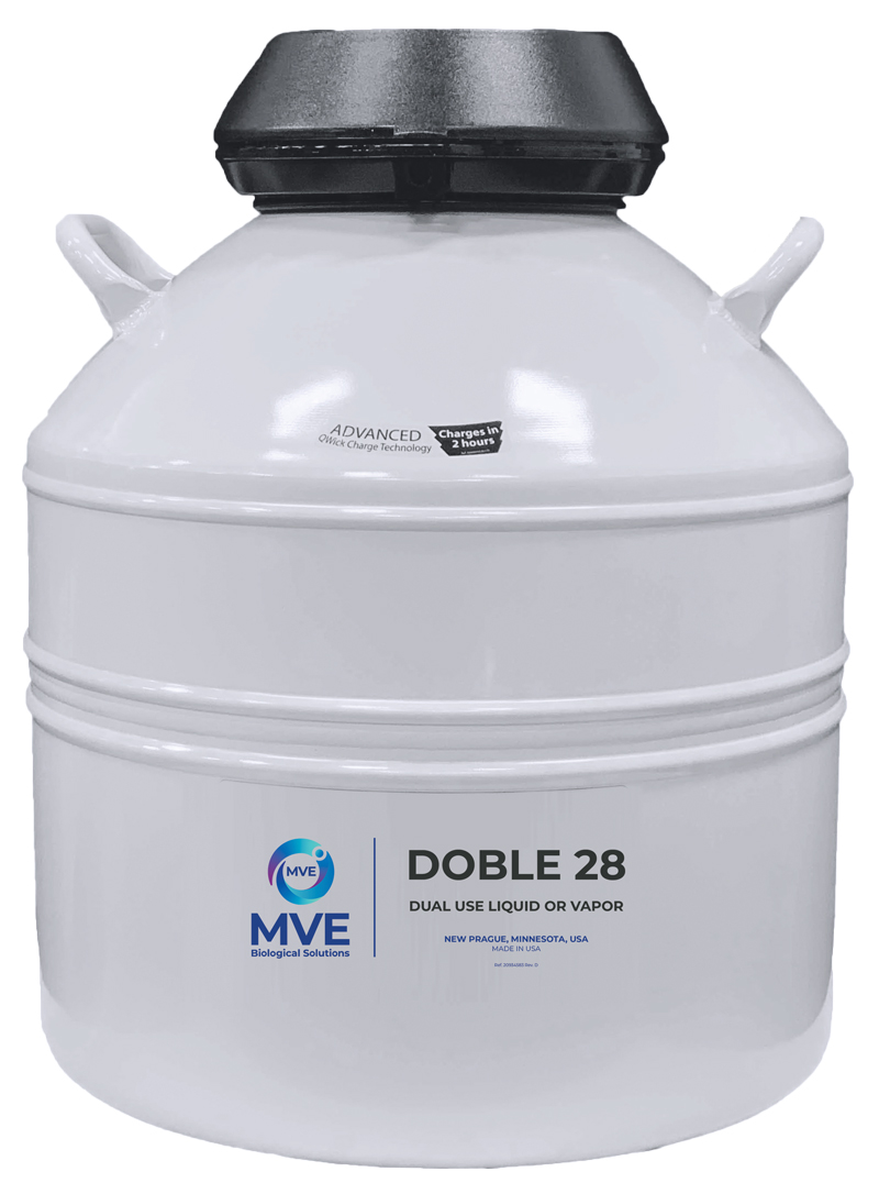 MVE Doble 28 Aluminum Cryogenic Dewar/Cryoshipper | LabRepCo, LLC