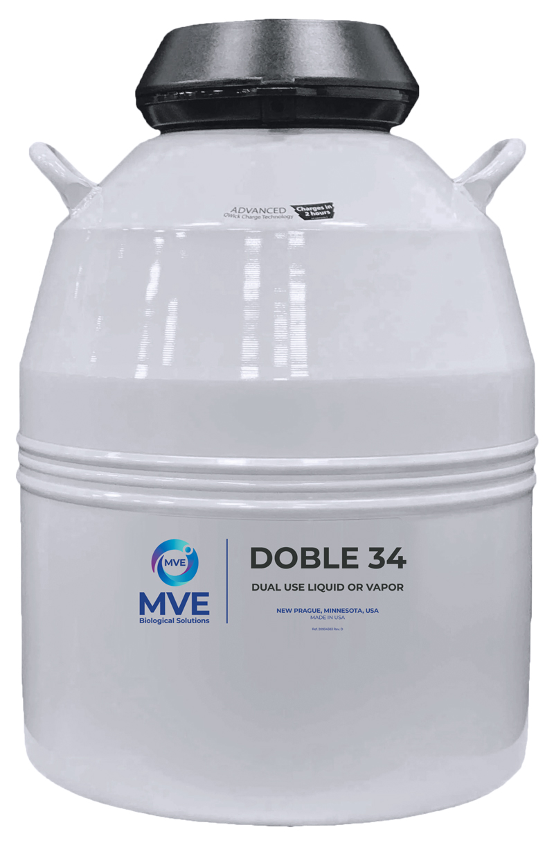 MVE Doble 34 Aluminum Cryogenic Dewar/Cryoshipper | LabRepCo, LLC