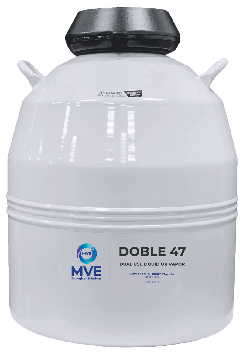 MVE Doble 47 Aluminum Cryogenic Dewar/Cryoshipper | LabRepCo, LLC