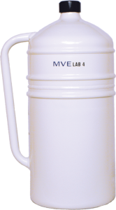 MVE LAB 4 Aluminum Cryogenic Dewar (Capacity: 4L) | LabRepCo, LLC