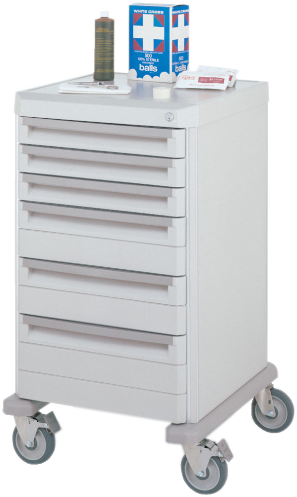 Metro Starsys® Single Wide Fume Hood Storage Cart in Taupe | LabRepCo, LLC