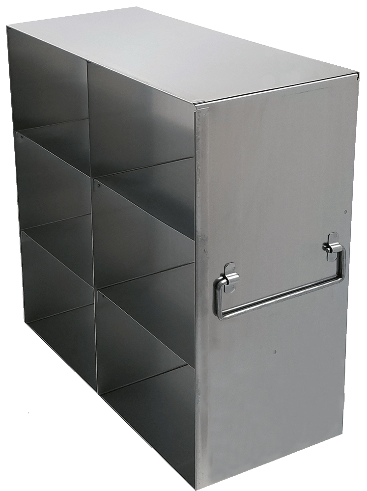 Upright Freezer Racks for Large 3.75" Boxes- Rack Only- 2 Boxes Deep x ...