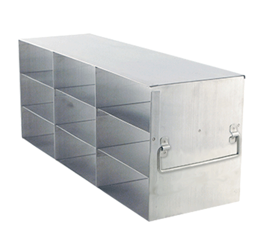 Upright Freezer Rack for Standard 2" Boxes- Rack Only (3 Boxes Deep x 3 ...