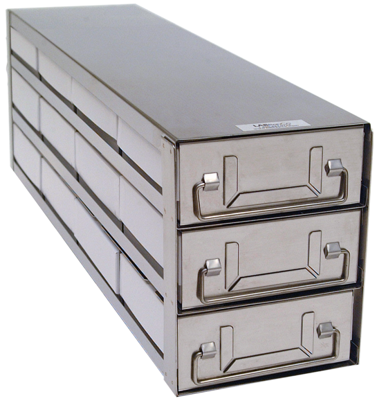 Upright Freezer Drawer Racks | 4 Deep x 3 High | Includes 2" Fiberboard ...