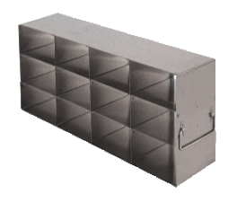 Stainless Steel Upright Freezer Rack for MATRIX Boxes & Abgene Tube ...