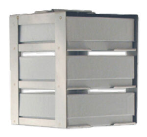 Vertical Freezer Racks for 2" Boxes Storage in Laboratory Freezers