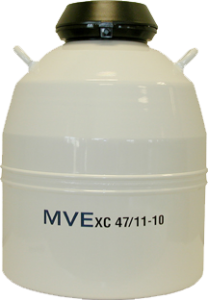 MVE XC 47/11-10 Cryogenic Freezer with (10) 11" Canisters