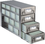 UFDDP-44 Freezer Racks for Microtiter Plates & Micronic LOBO Racks