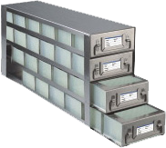 UFDDP-64 Freezer Racks for Microtiter Plates & Micronic LOBO Racks
