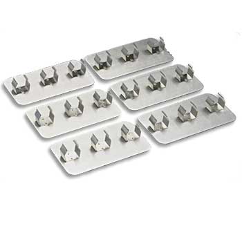 6 Clip Plates for 3 Each 28-30mm Tubes | LabRepCo, LLC