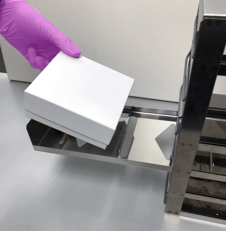 UFD-462-P Upright Freezer Drawer Rack for 2" Boxes | 4 Deep x 6 High