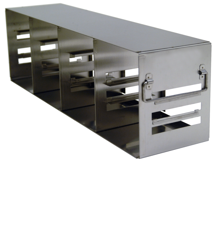 Upright Freezer Racks for Standard 3 inch Boxes | Boxes 5 Deep x 3 High