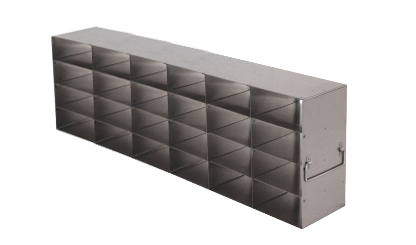 Upright Freezer Racks for 25-place slide boxes | 6 Deep x 4 High