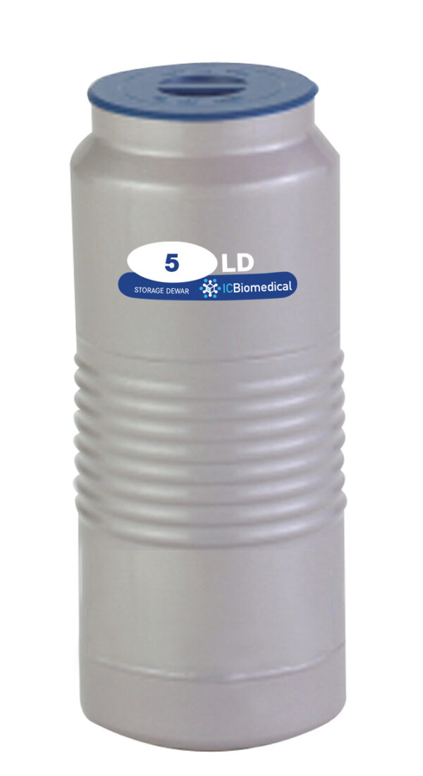 LD5 Aluminum Cryogenic Dewar | 5L | IC Biomedical | Taylor Wharton