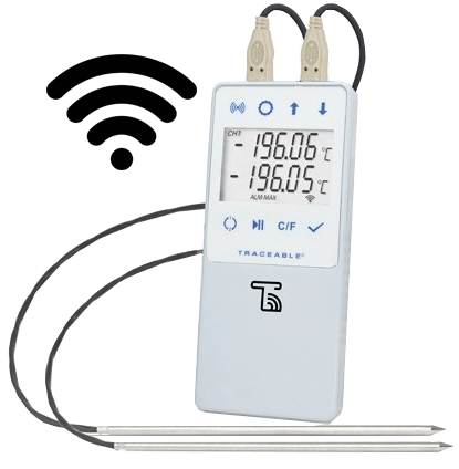 TraceableLIVE® Liquid Nitrogen Datalogging Traceable Thermometer – (2 ...