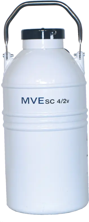 MVE SC 4/2V CryoShipper with (1) 11" Canister | 106 x 2.0 mL Vials