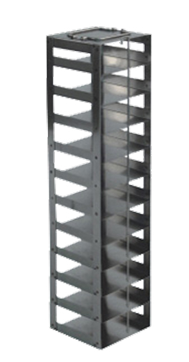 11 Boxes High Vertical Freezer Racks | 2 Inch Mini Boxes