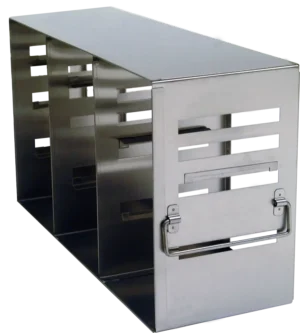 Upright Freezer Racks for Standard 3 inch Boxes | Boxes 4 Deep x 4 High