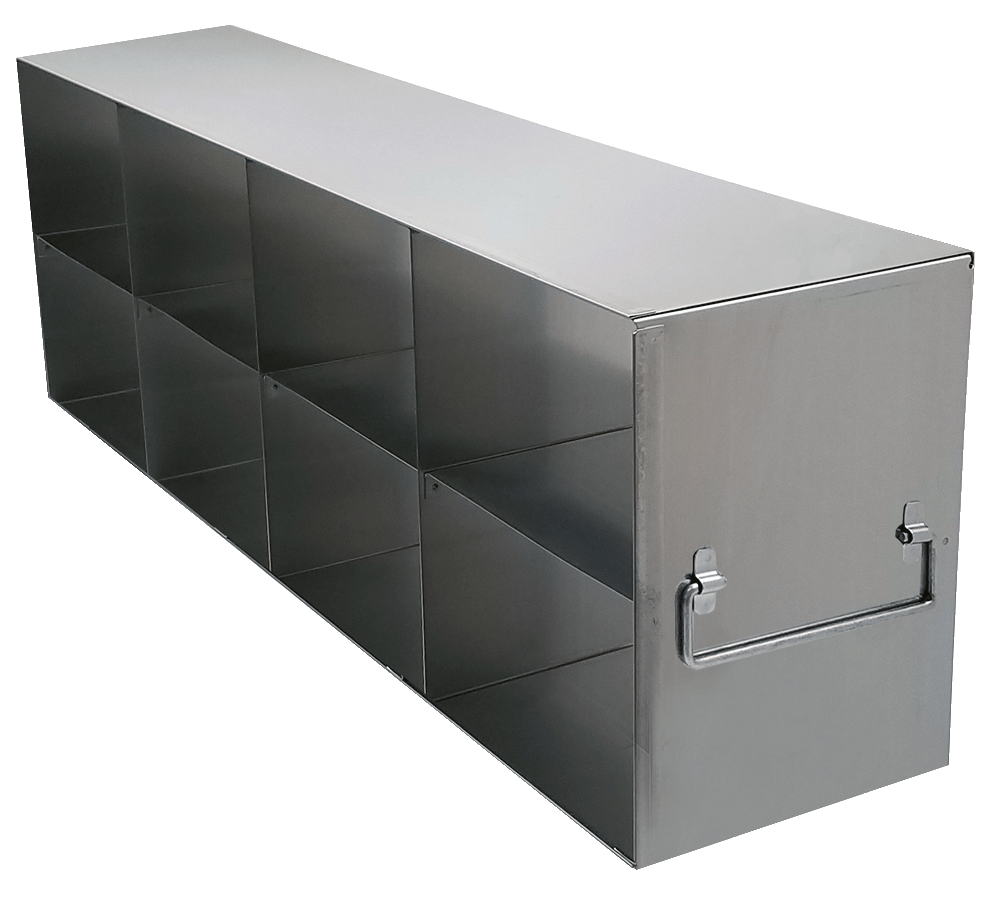 Upright Freezer Racks for Large 3.75" Boxes- Rack Only- 4 Boxes Deep x ...