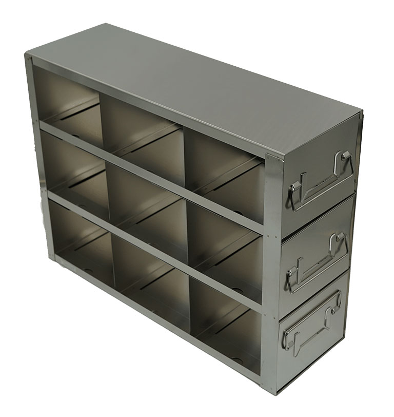 Upright Freezer Drawer Racks for Standard 3.75" Boxes- Rack Only- 3 ...