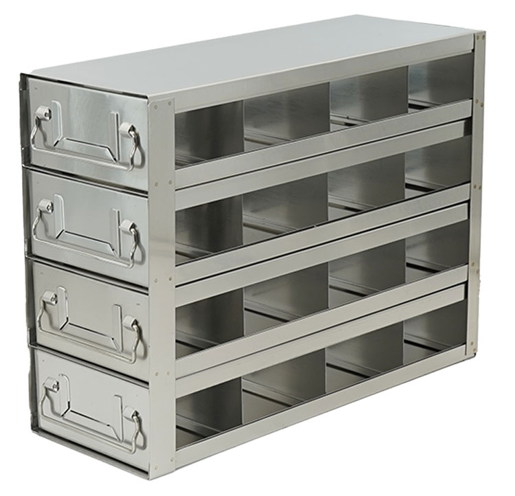 Upright Freezer Drawer Racks for (16) Total 96-Well Matrix Boxes ...