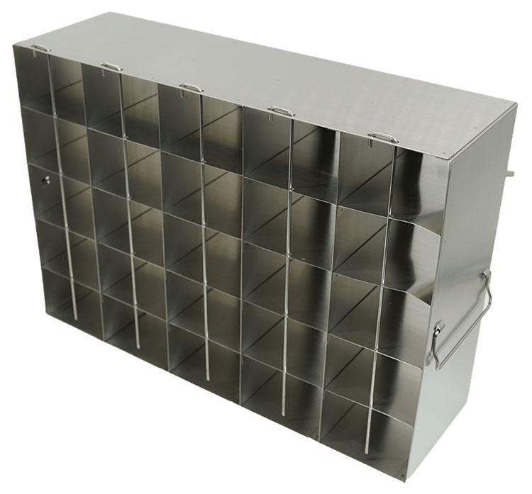 Upright Freezer Racks | MATRIX Boxes | FluidX Boxes | 25 Boxes Total