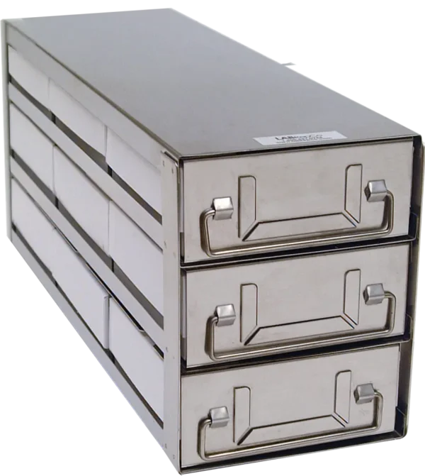 Upright Freezer Drawer Racks | 3 Deep x 3 High | Includes 2" Fiberboard ...