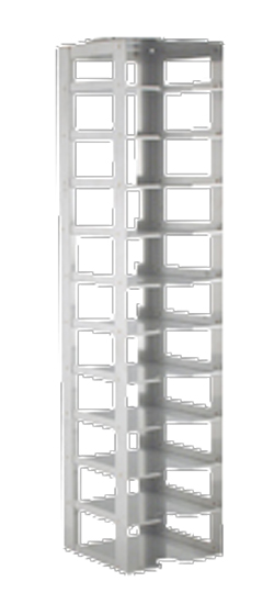 Value Series Vertical Rack for Standard 2" Boxes- Rack Only - 9 Boxes ...