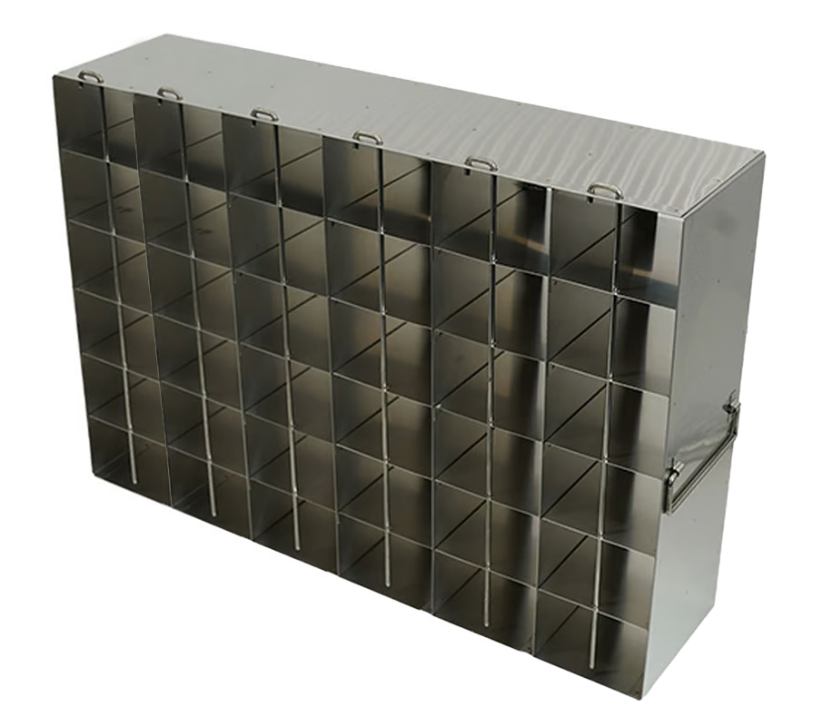 Stainless Steel Upright Freezer Rack for MATRIX Boxes, FluidX Boxes ...