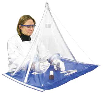Erlab Captair Pyramid Portable & Disposable Glove Bag | LabRepCo, LLC