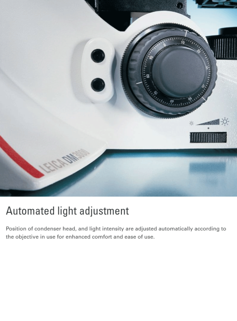 Leica DM3000 Ergonomic System Microscopes With Intelligent Automation ...