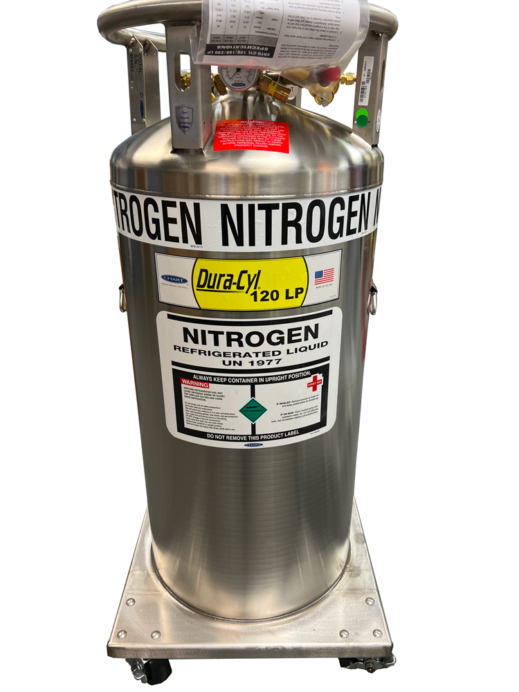 Dura Cyl 120 Liter Liquid Nitrogen LN2 Supply Tank 48 OFF