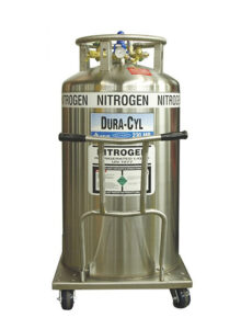 Dura-Cyl 230-Liter Liquid Nitrogen (LN2) Supply Tank with Square Caster ...