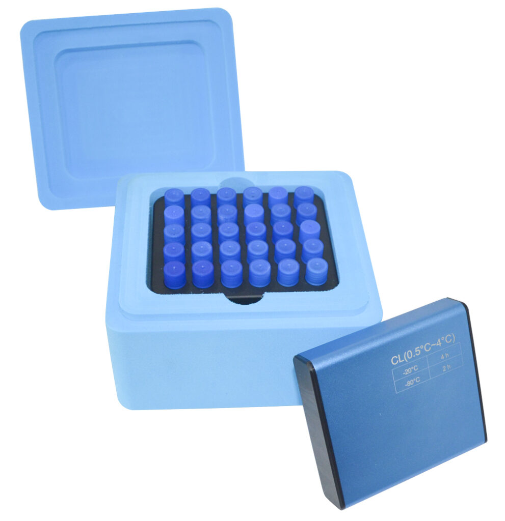 FreezeBox Cryo Tube Carrier for 2ml Tubes | -18°C to -4°C | LabRepCo, LLC