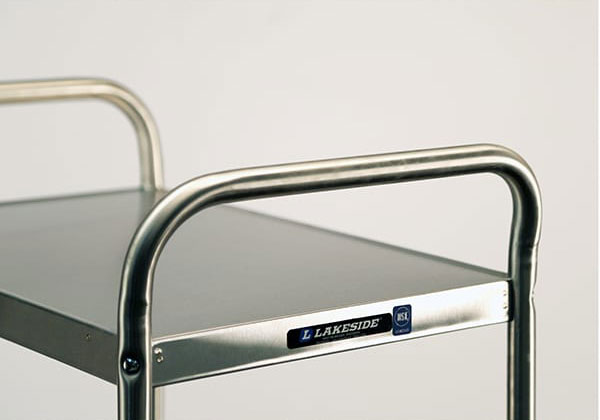 Lakeside 221 Tubular Frame Utility Cart with 3 Shelves | 500lbs Capacity