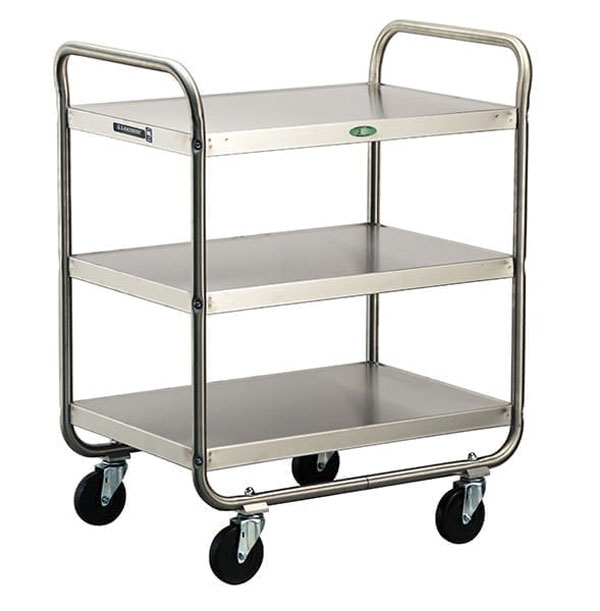 Lakeside 211 Tubular Frame Utility Cart with 3 Shelves | 500lbs Capacity
