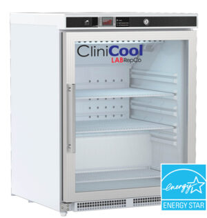 2.5 Cu Ft Glass Door Undercounter NSF Certified Vaccine Refrigerator