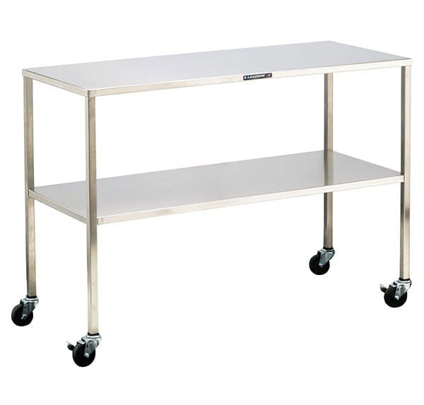 Lakeside 8359 Stainless Steel Instrument Table With Undershelf | 48"x 24"