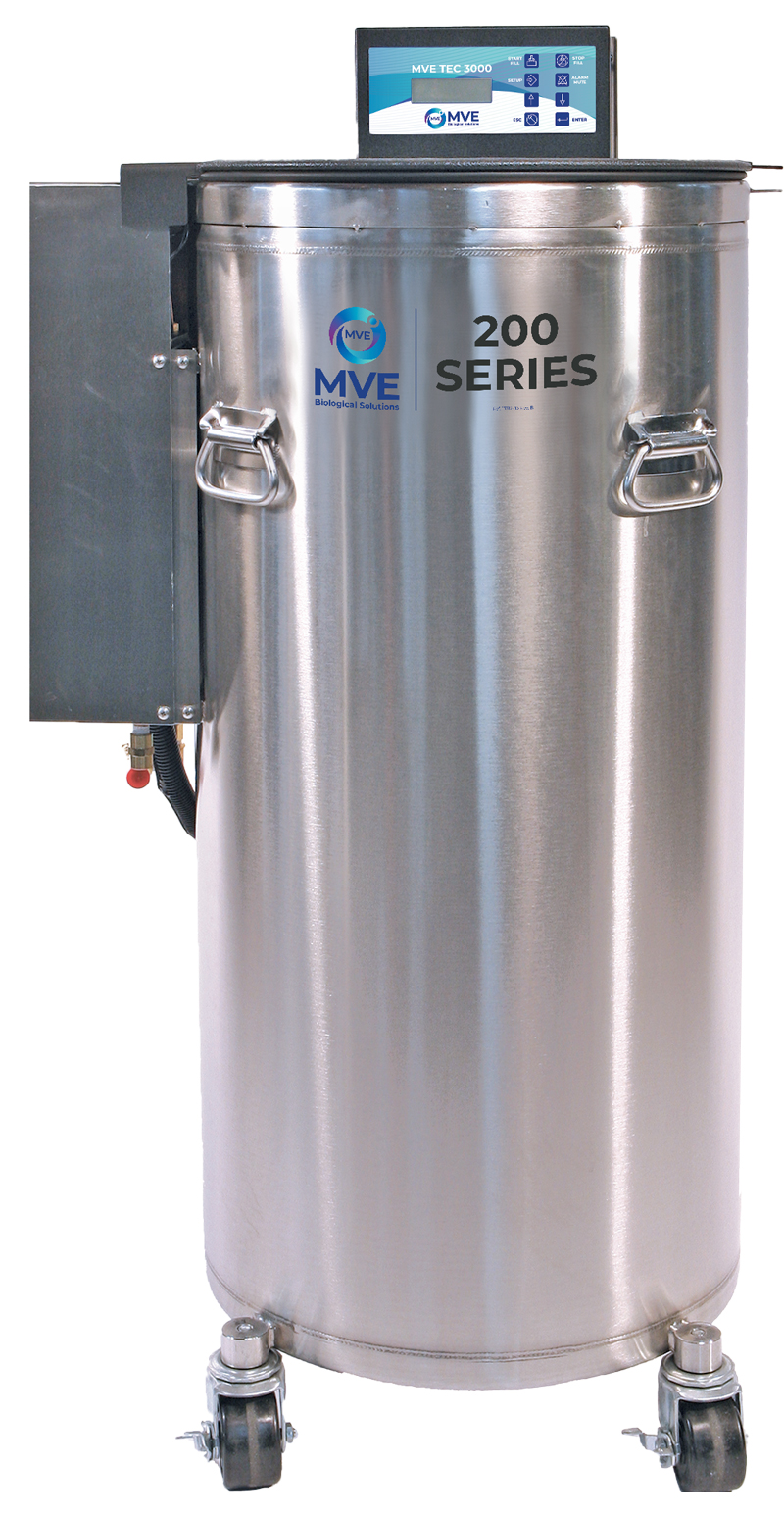 MVE 205AF-GB Liquid Nitrogen LN2 Freezer With Full Auto Control & Gas ...