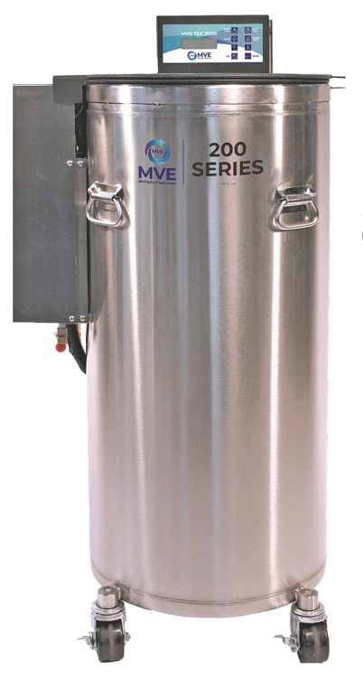 MVE 205AF-GB Liquid Nitrogen LN2 Freezer With Full Auto Control & Gas ...