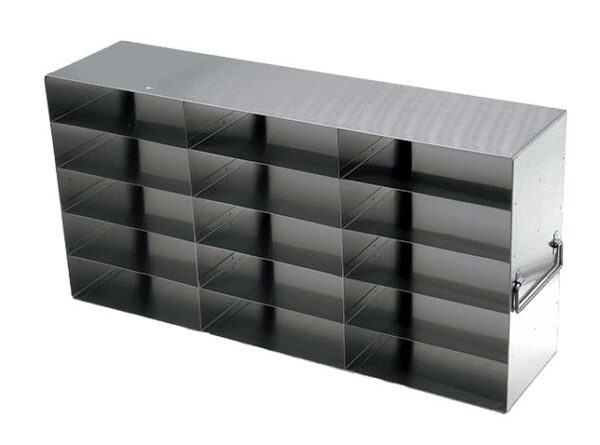 Upright Freezer Racks for Plasma Boxes | 3 Deep x 5 High | LabRepCo, LLC