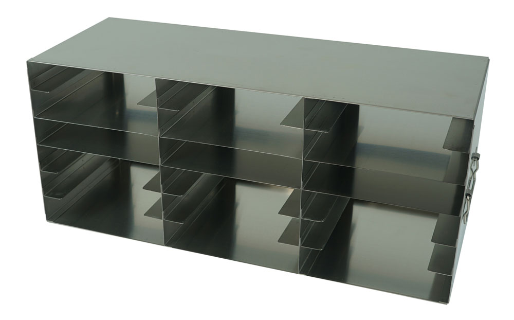 Upright Freezer Racks for Plasma Boxes | 3 Deep x 6 High | LabRepCo, LLC