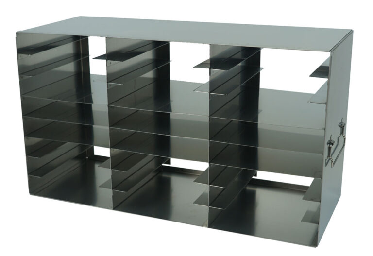 Upright Freezer Rack for 100-Place Slide Boxes | 3 Deep x 8 High | 24 ...