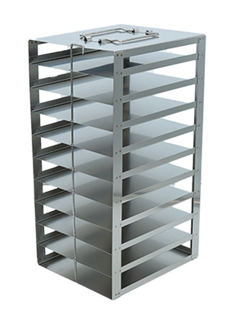 Vertical Freezer Rack for 100-Place Slide Boxes | 20 Boxes High ...