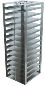 Vertical Freezer Rack for 100-Place Slide Boxes | 16 Boxes High ...